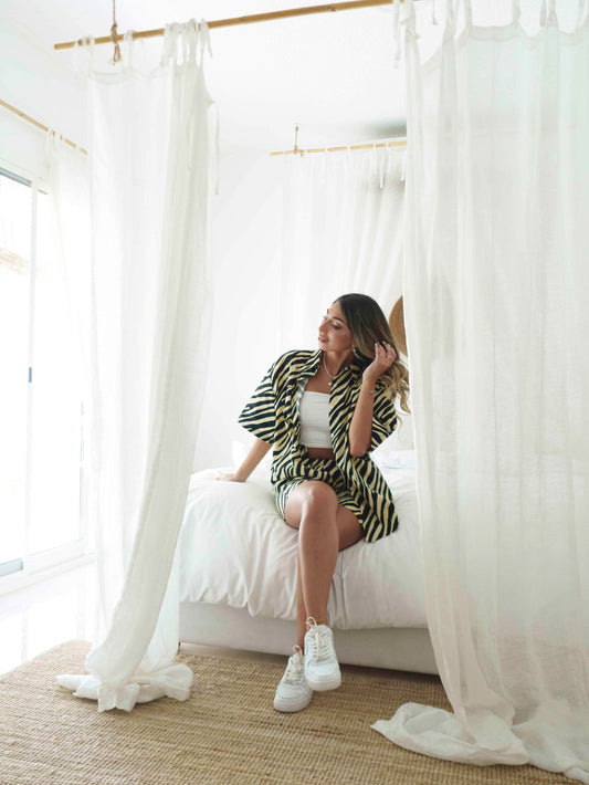 BYSARAD | RAMADAN COLLECTION | THE METHA KAFTAN DRESS - SAGE GREEN